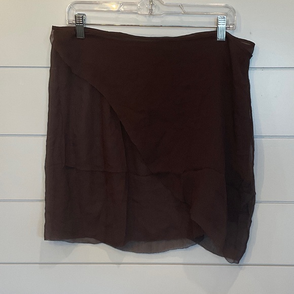 SKIMS | Swim | 81 Nwt Skims Crinkle Silk Cover Up Wrap Skirt Color ...